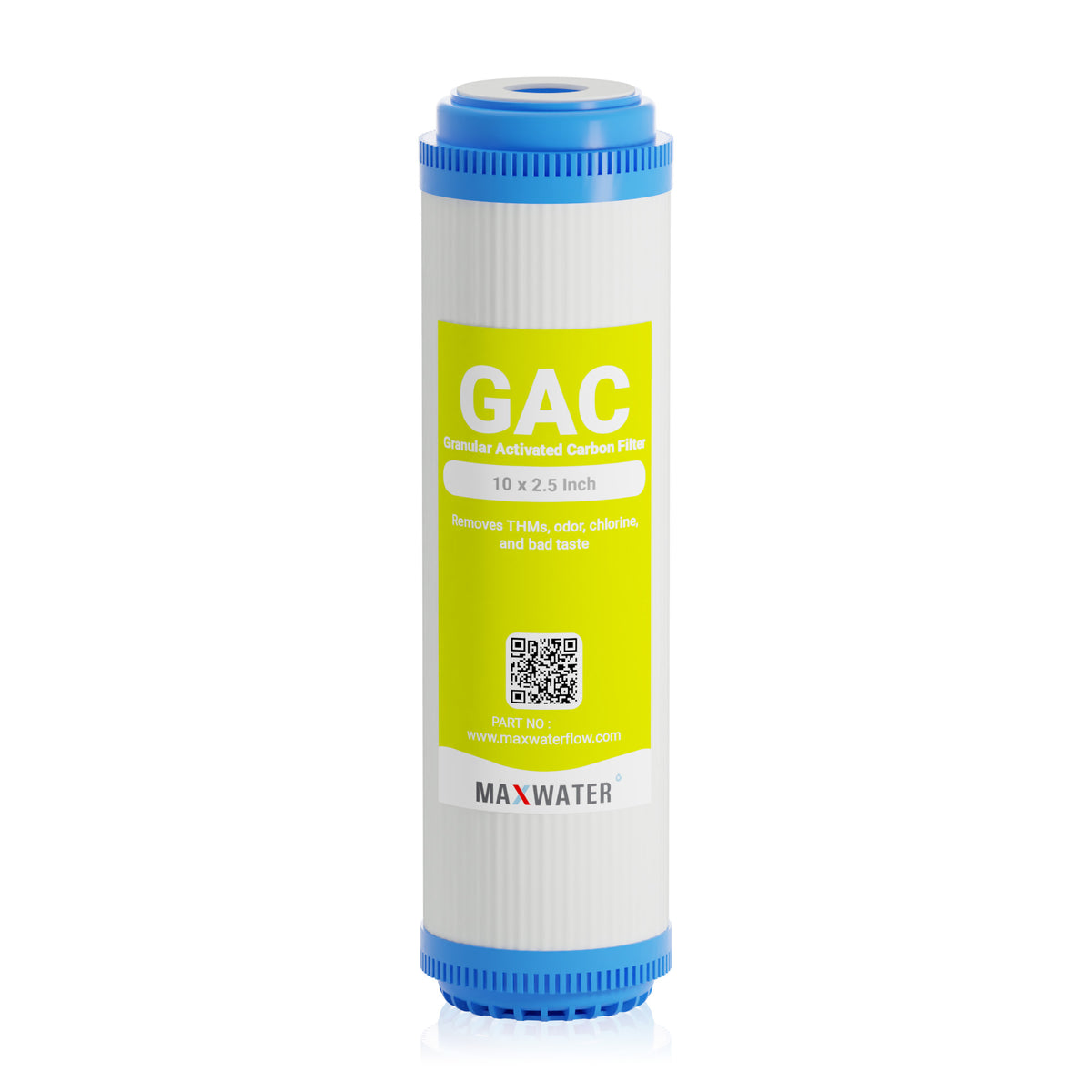 GAC Filter Cartridge for RO System or Whole House System, Size - 10" x ...