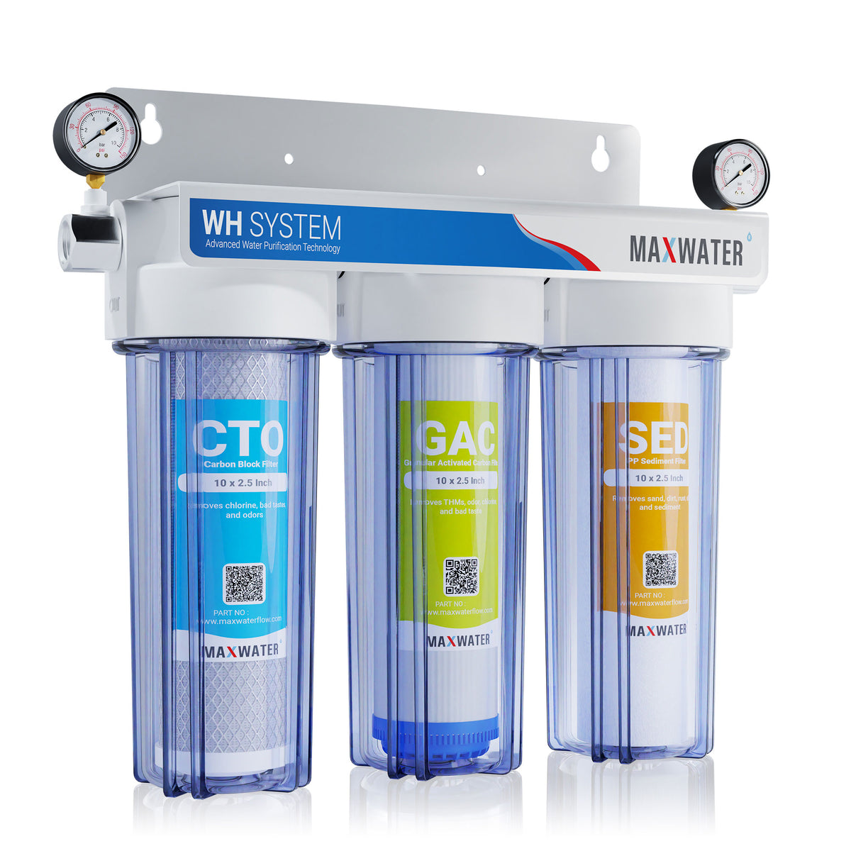 Whole House Water Purification System 10" x 2.5 – Blue Max Water